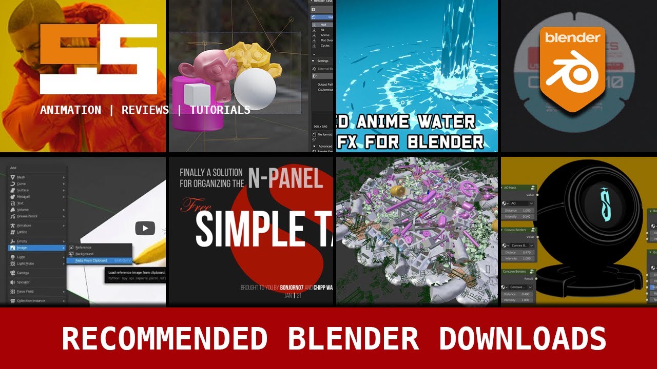 Blender: This weeks recommended free downloads (08/01/2021) - YouTube