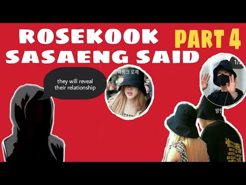 Rosekook 😘 Ssaeng said rosekook reveal their relationship