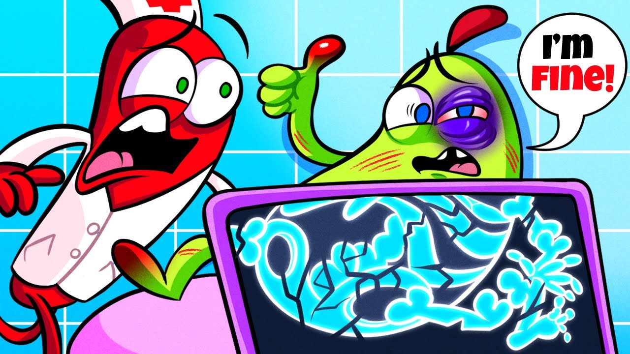 I'm broken | How to Sneak Food by Pear Family - YouTube