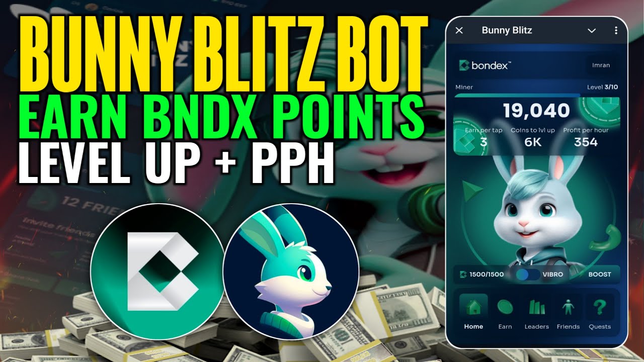Bunny Blitz Telegram Airdrop | Bondex Bunny Blitz Mining | Bunny Blitz Bot | Bunny Blitz Mini ...