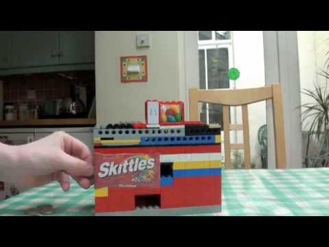 LEGO SKITTLES MACHINE - YouTube
