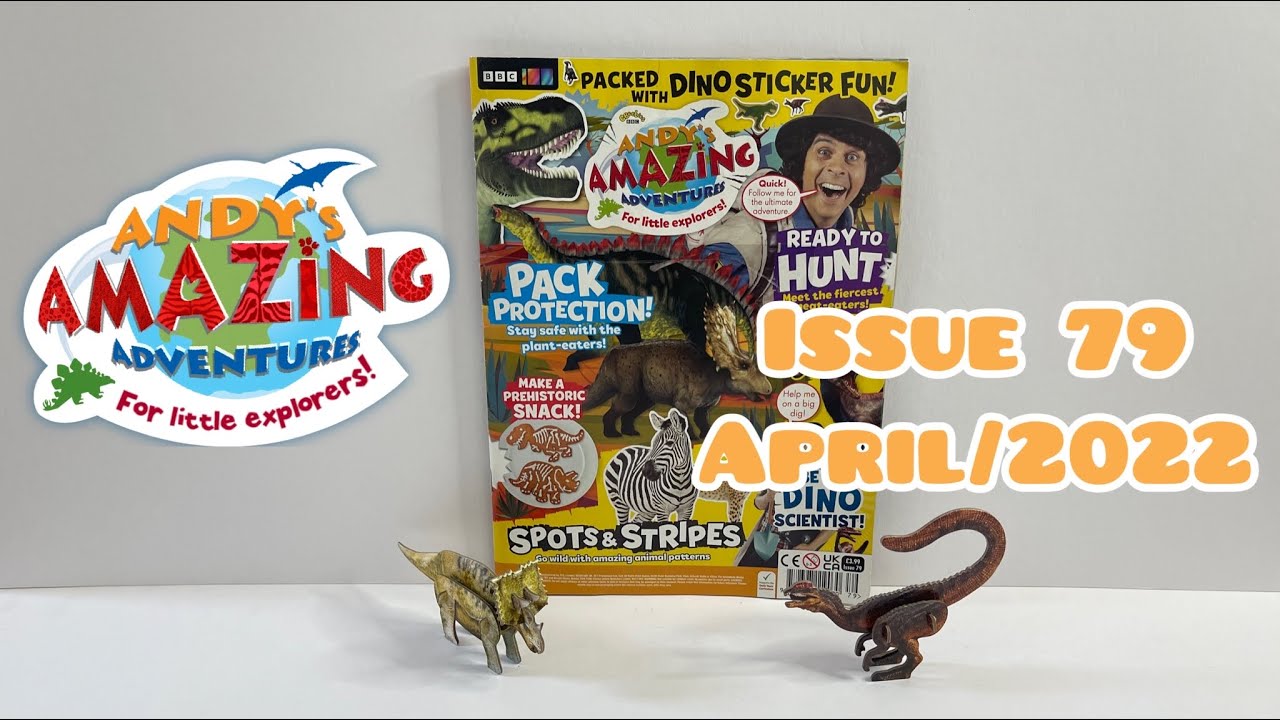Andy’s Amazing Adventures magazine, issue 79, with Dilophosaurus vs ...