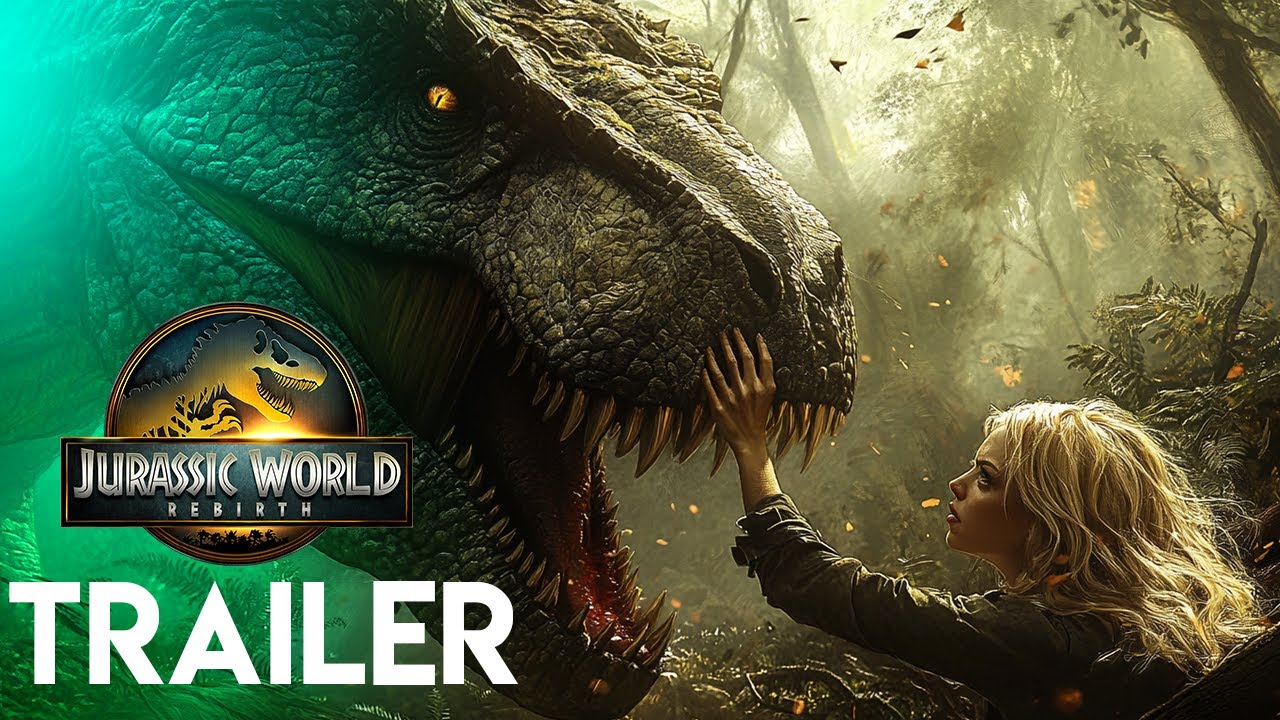 Jurassic World Teaser Plakat Jonathan Bailey, Scarlett Johansson Star