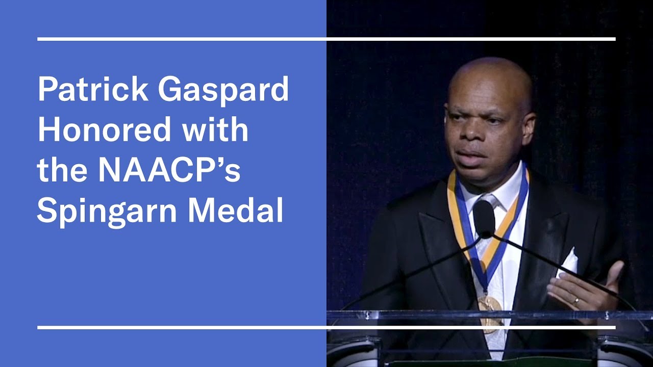 Open Society Foundations President Patrick Gaspard Accepts NAACP’s 2019 ...