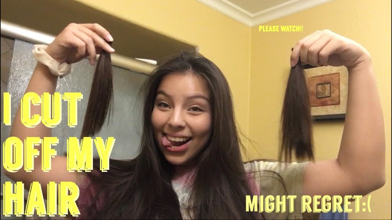 I kind of cut my hair off | ysa garcia :) - YouTube