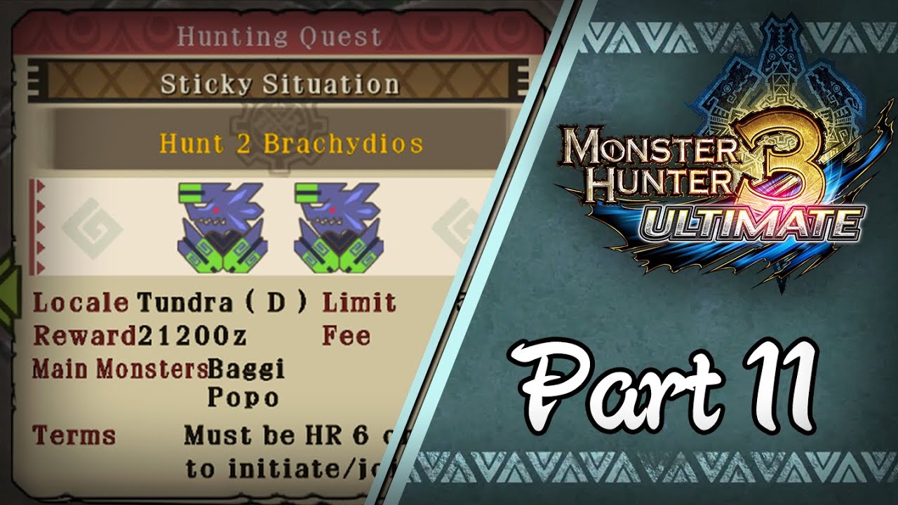 MH3U Hub Playthrough Part 11 - YouTube