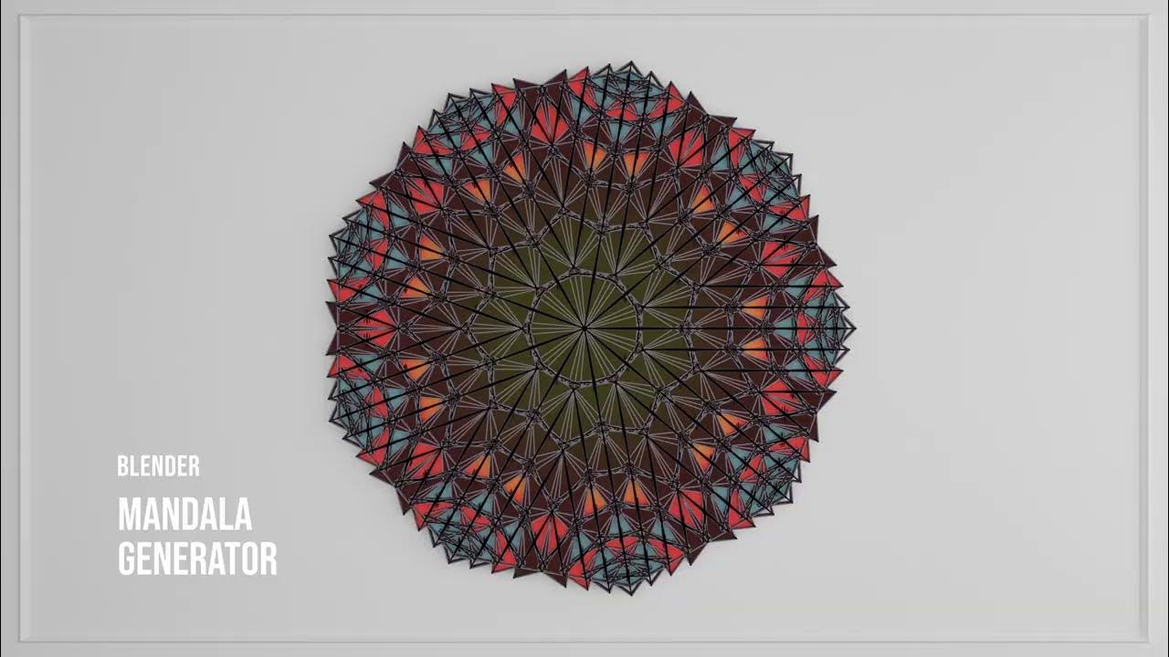 Blender Mandala Generator - YouTube