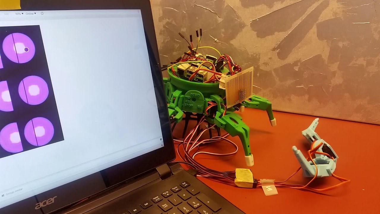 Robot critter hinges 2/2 - easily extendable 3d printed robot kit with ...
