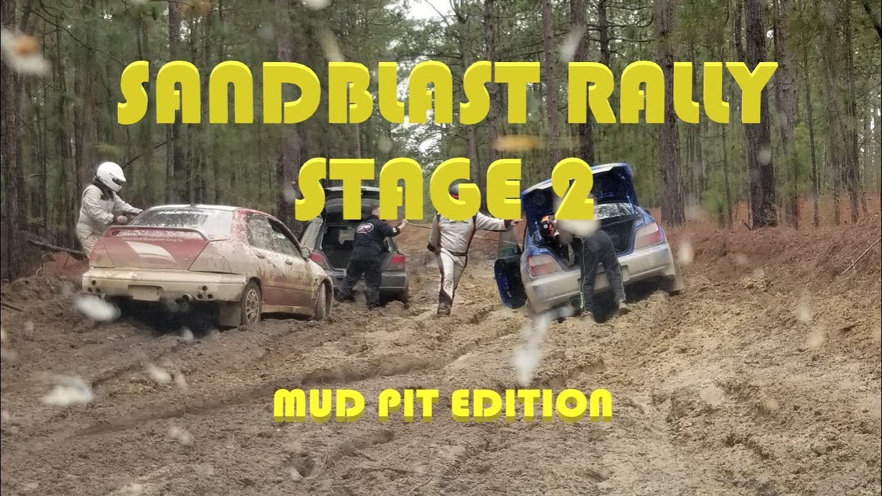 Sandblast Rally Stage 2 STUCK IN THE MUD!!! - YouTube