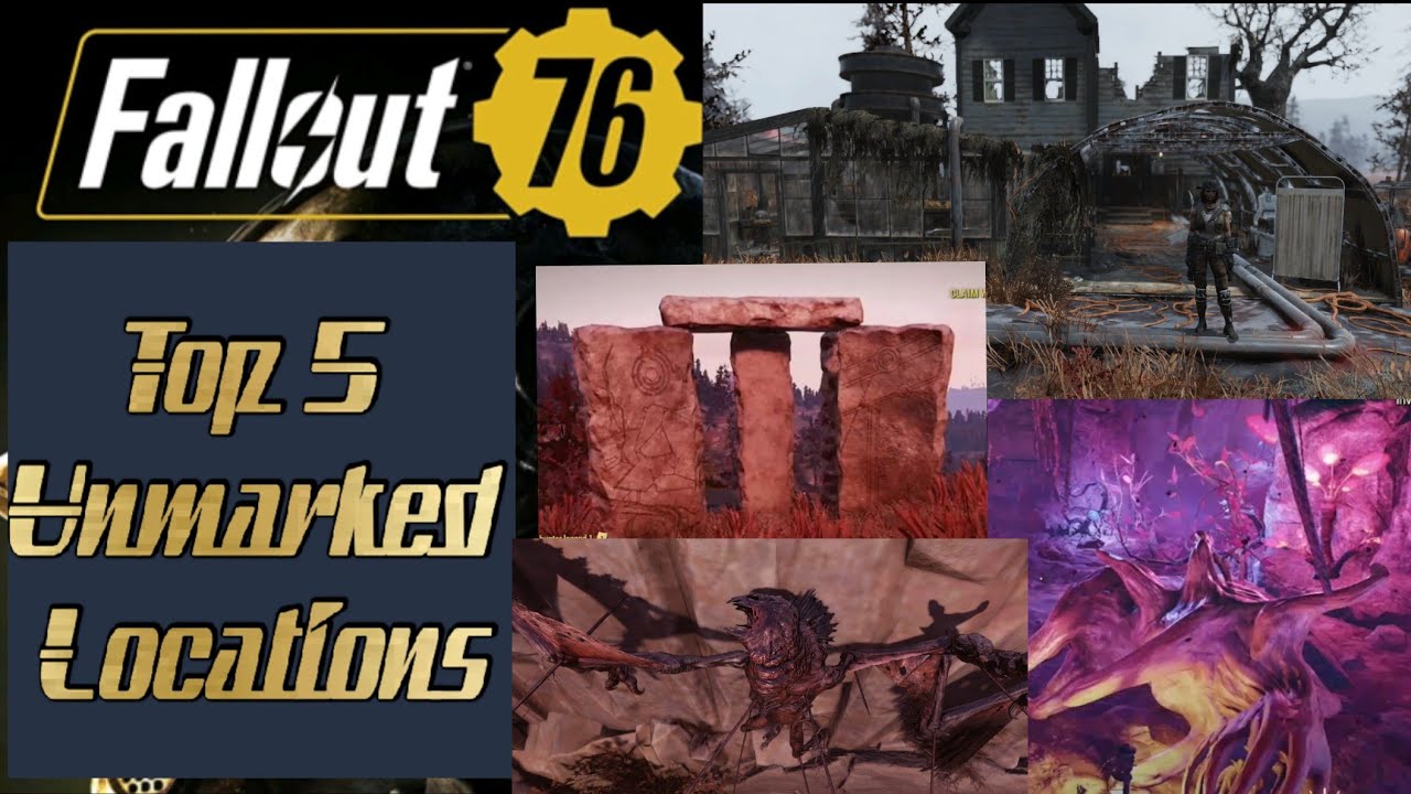 Fallout 76 Top 5 Cool Unmarked Locations - YouTube