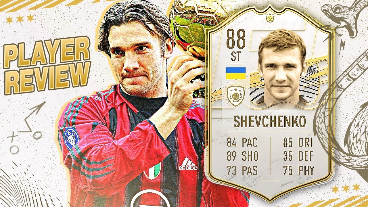 FIFA 21 ICON SHEVCHENKO Review | 88 MID Icon Shevchenko Player Review ...