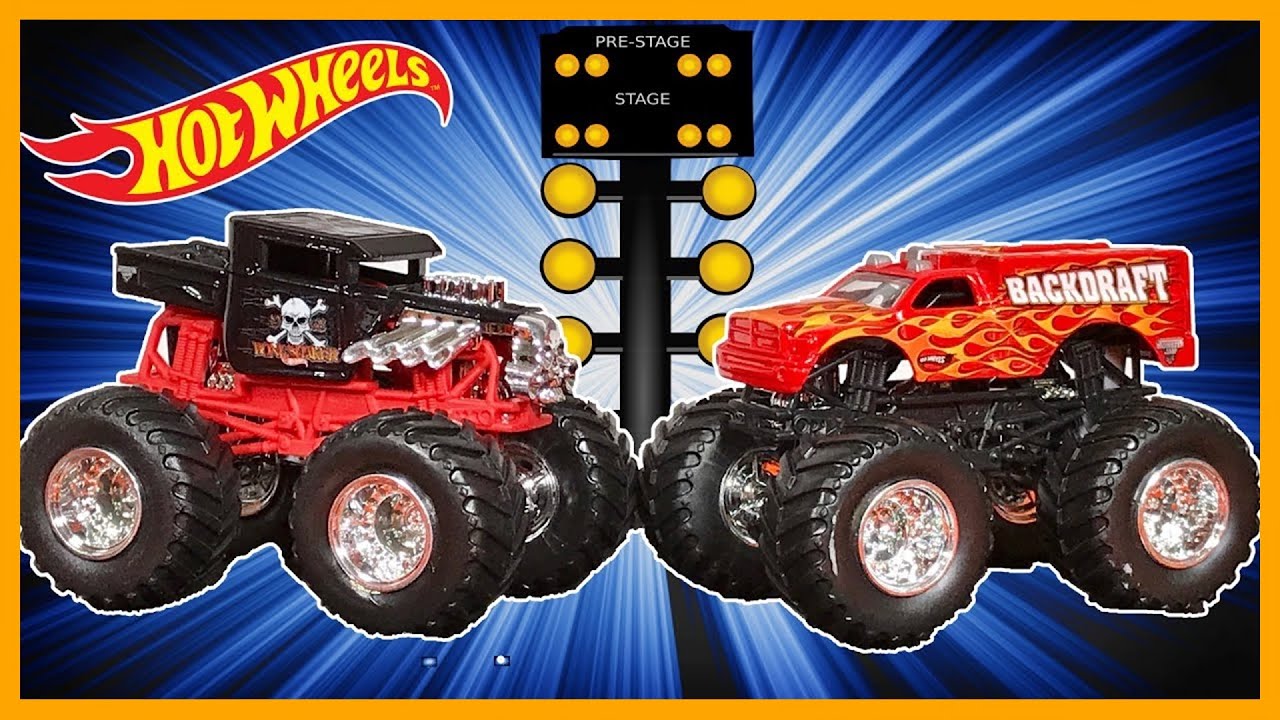 MONSTER TRUCK DRAG RACING TOURNAMENT - Week # 6 - YouTube