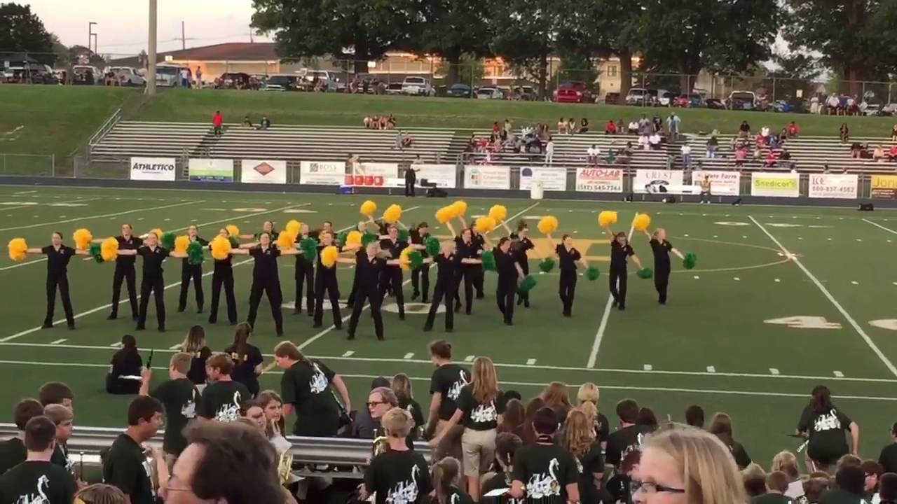 Howell Varsity Pom Camp Routine at HHS Football Game 2016 - YouTube