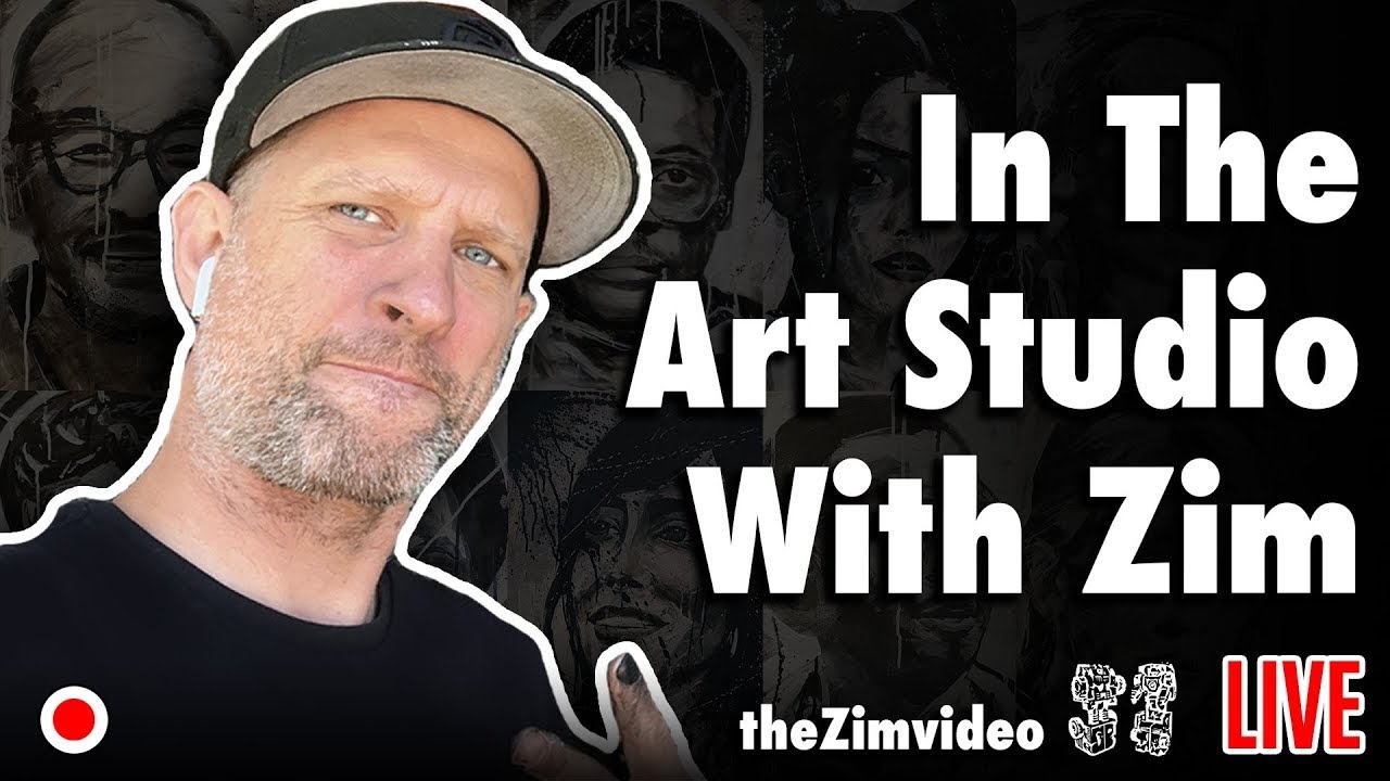 In The Art Studio With Zim - LIVE - Drawing Jack Smith & Fani Willis ...