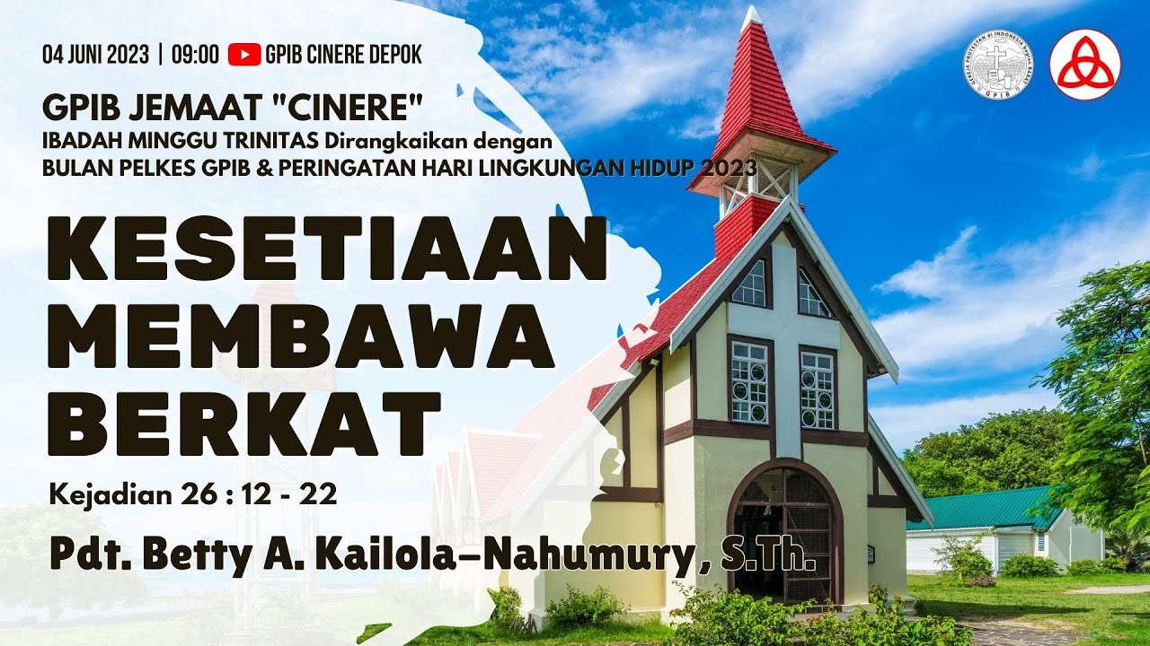 [Live] Ibadah Minggu Trinitas - 04 Juni 2023 - YouTube