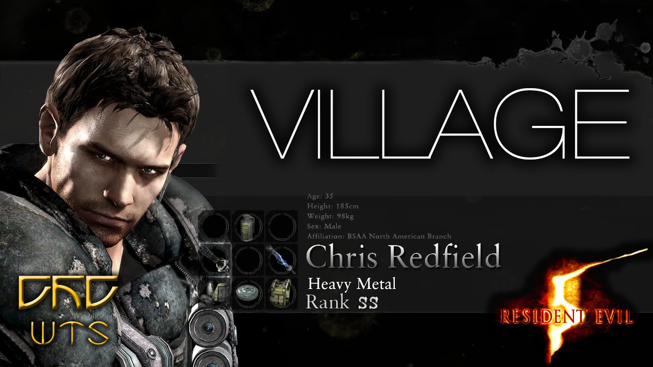 RE5 - Mercenaries Reunion Guide SS RANK Chris Heavy Metal - Village ...