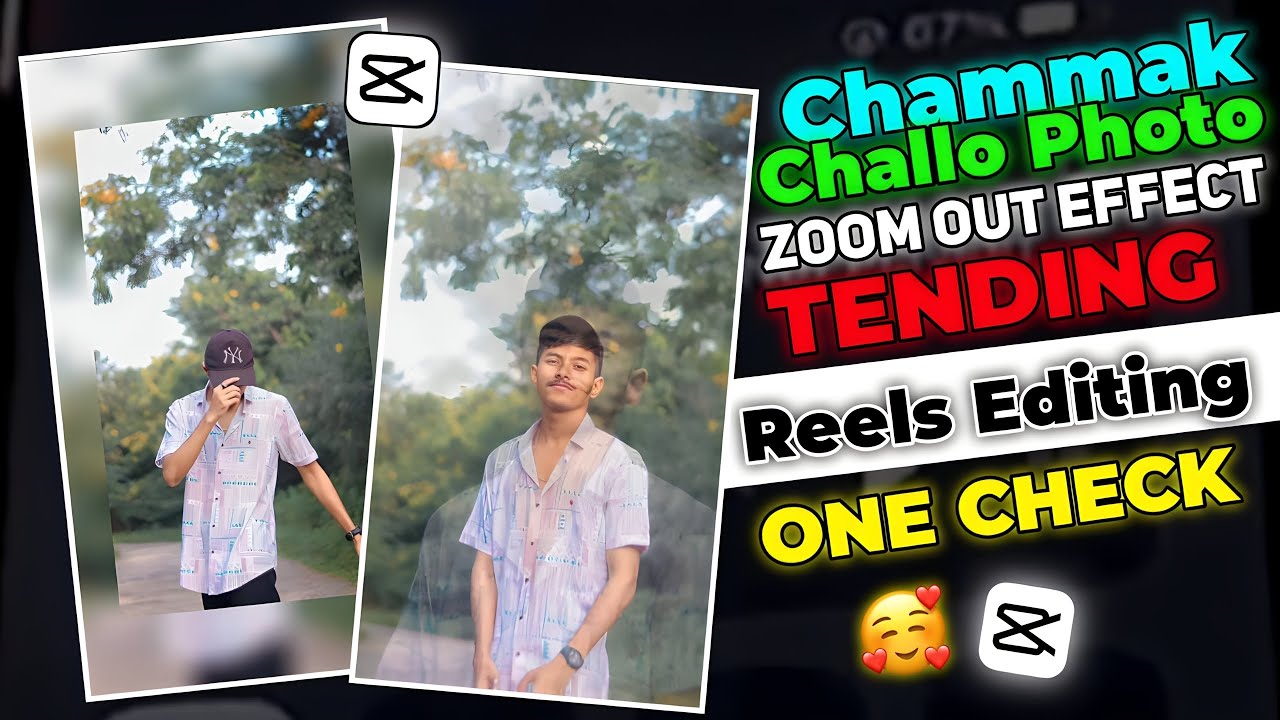 Chammak Challo Photo Zoom Out Effect Capcut Template🔥NEW TRENDING REELS ...