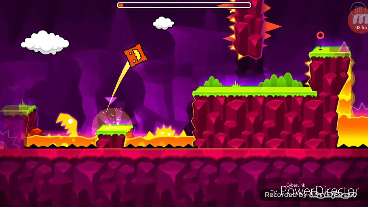 GEOMETRY DASH#2 FINGERDASH LEVEL - YouTube