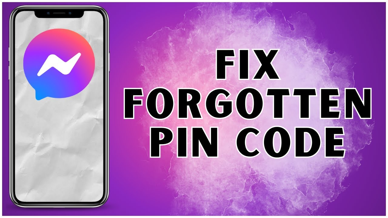 How To Fix Forgotten Messenger Pin Code - YouTube