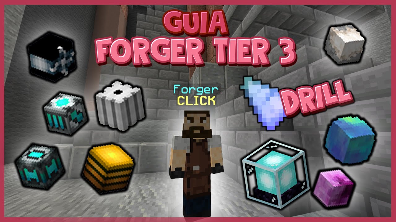 GUIA FORGER TIER 3 (LA FORJA) - #243 - Hypixel Skyblock - YouTube