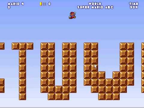 Mario Worker - Super Mario Alphabet Level - YouTube