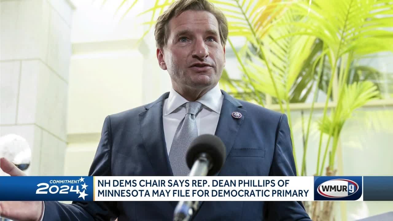 US Rep. Dean Phillips considers filing in NH Democratic primary - YouTube