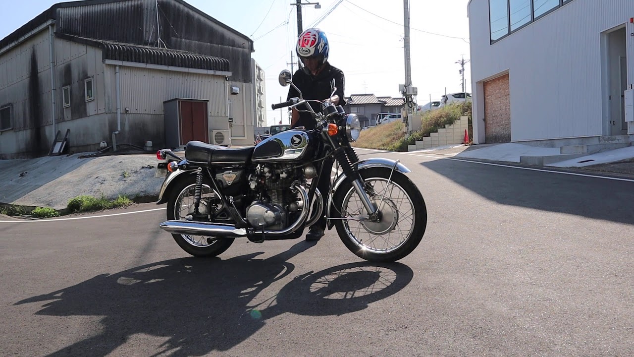 HONDA CB450K1 1970年式 - YouTube
