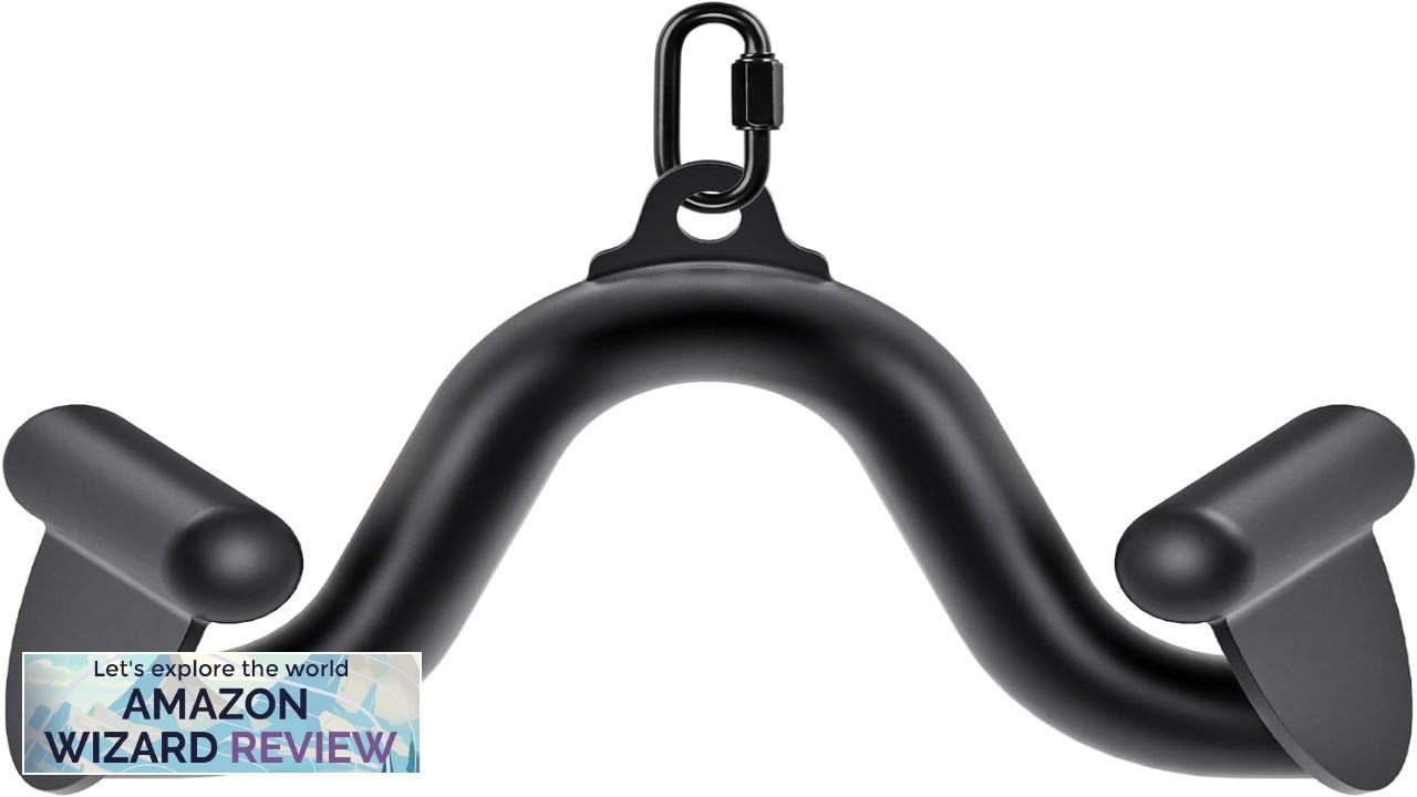 Lat Pull Down Bars Cable Machine Attachment Rowing T-bar V-bar Set Back ...