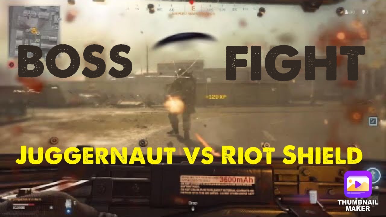 Riot Shield vs Juggernaut in Warzone Solos - YouTube