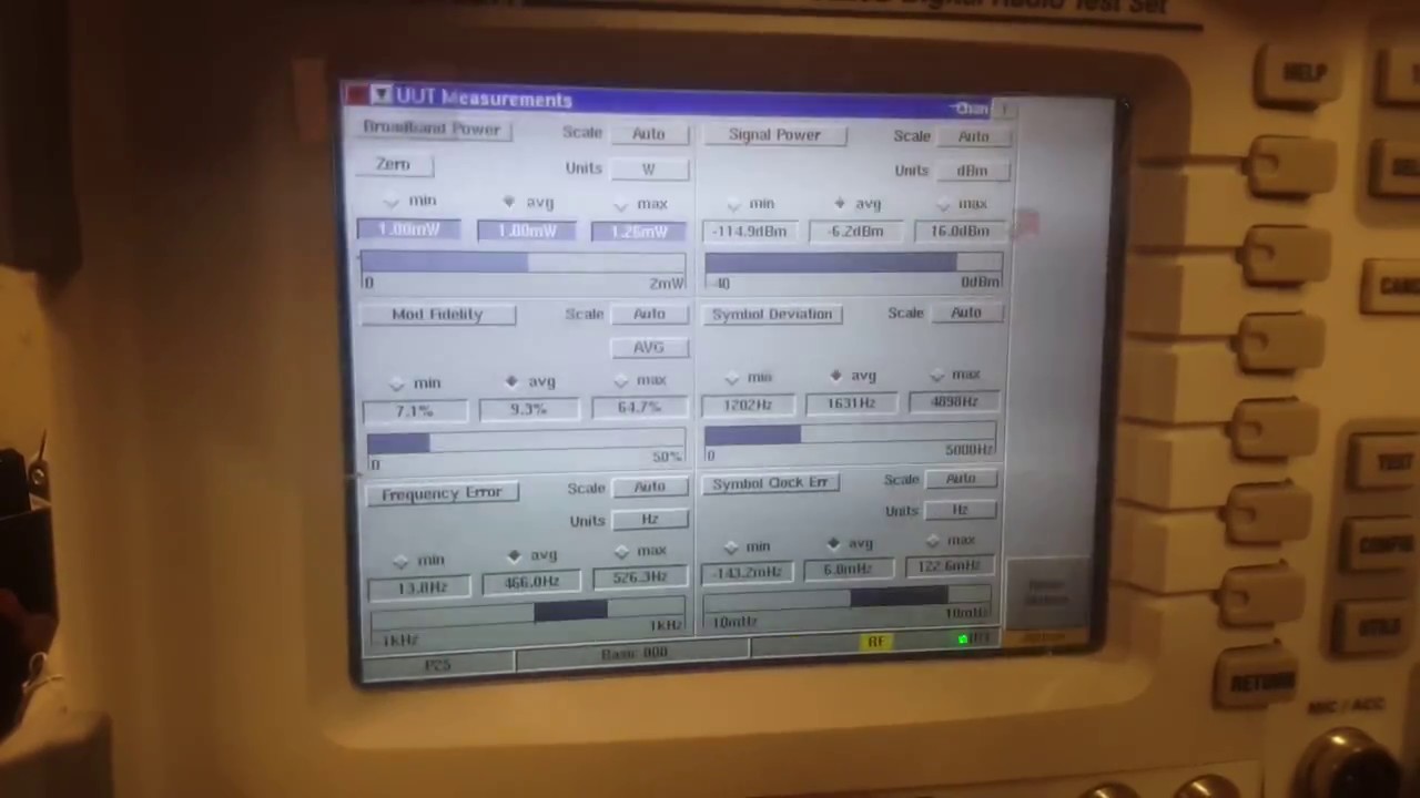 Pi-Star Hotspot using MMDVM duplex hat checkout on Aeroflex 3920 P25 ...