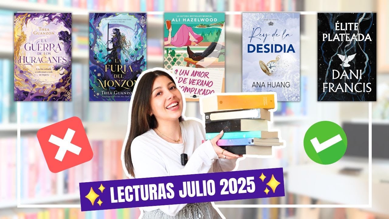 Los 5 libros que leí en julio | Wrap Up Julio 2025 - YouTube