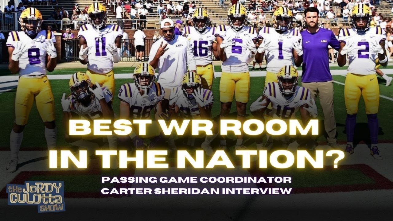 Brian Kelly and LSU have the BEST WR Corps IN THE NATION - YouTube