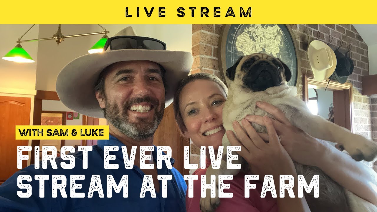 First ever Live at The Farm with Luke and Sam - YouTube