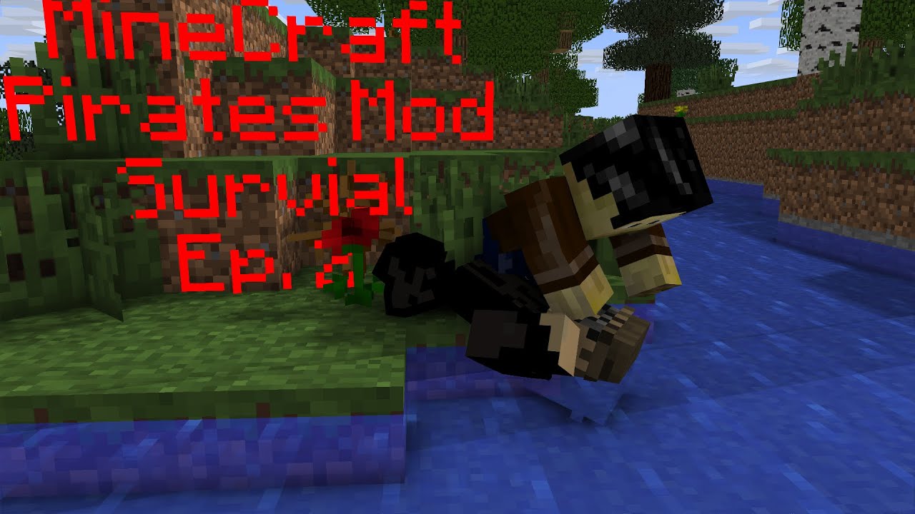 MineCraft Pirates Mod Survival Ep. 2: WHY AM I SO TERRIFIED!!! - YouTube