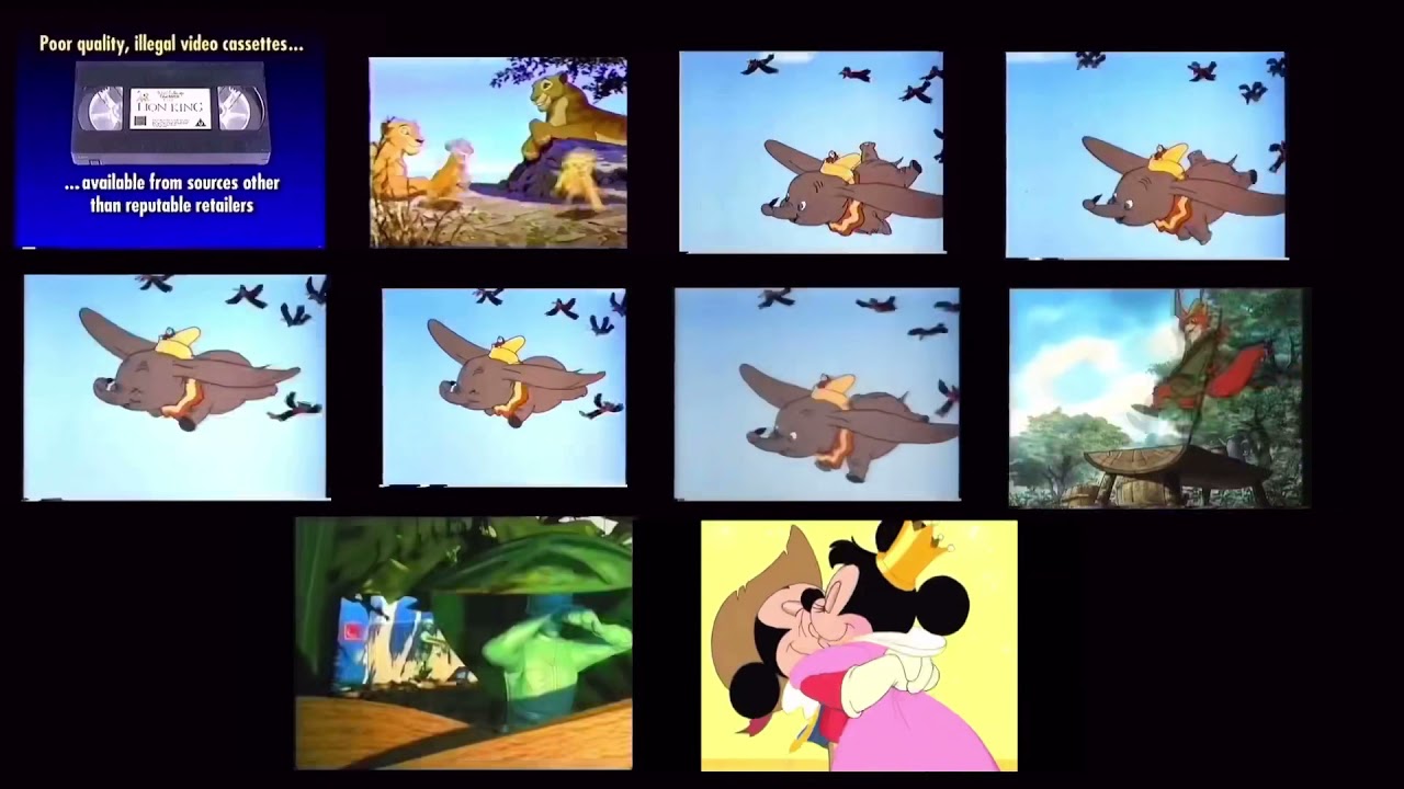 All Disney Anti-Piracy Promos at once! - YouTube