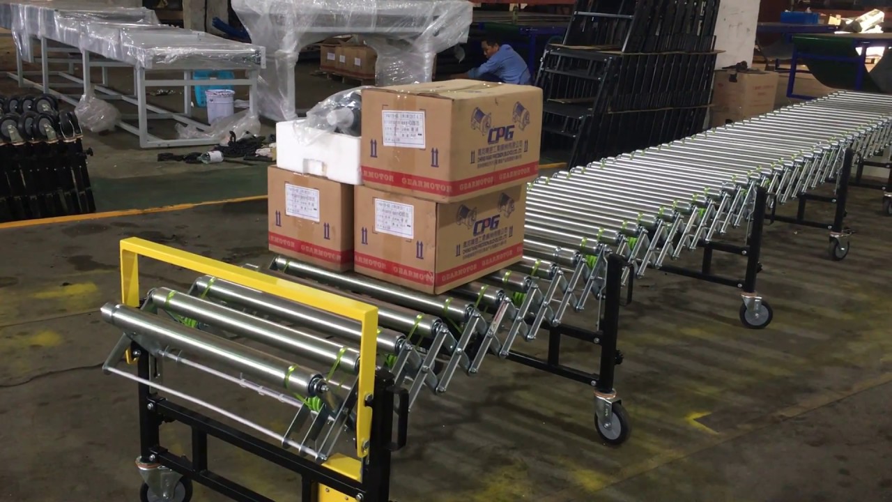 Heavy Duty Flexible Powered Roller Conveyor,Motorized Roller Conveyor ...