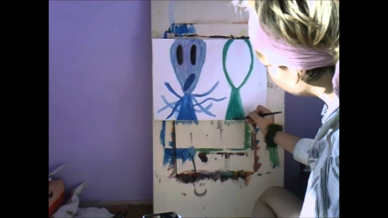 How to paint alien - YouTube