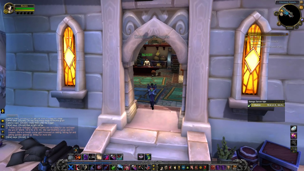 Legion: Rogue class order hall location & entrance (The Hall of Shadows ...