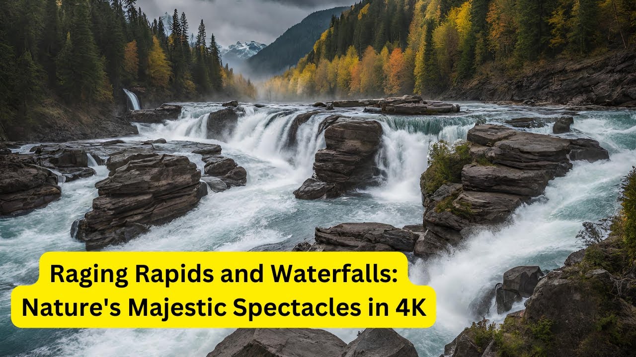 Raging Rapids and Waterfalls: Nature's Majestic Spectacles in 4K - YouTube