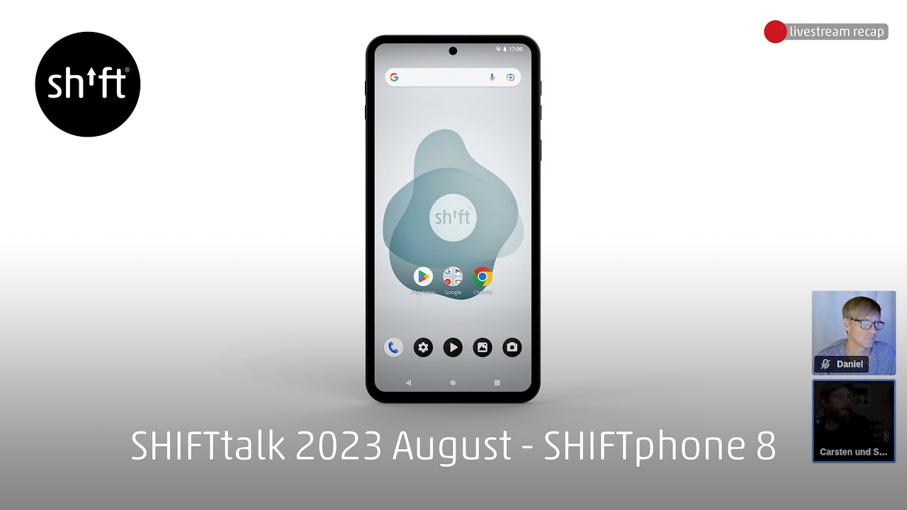 SHIFTtalk recap 2023 August - SHIFTphone 8 - YouTube