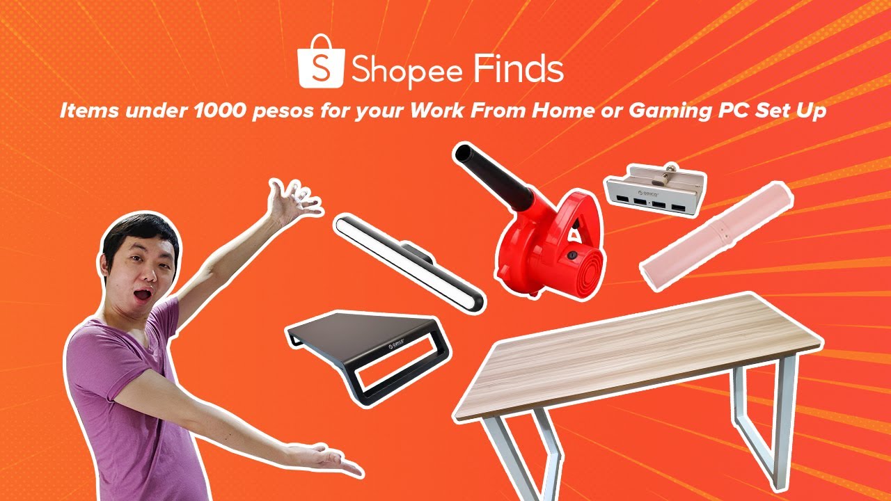 Shopee Finds for your Work From Home or Gaming PC set up (Tagalog ...