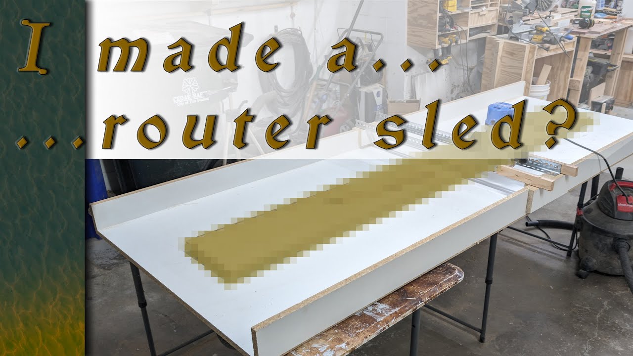 DIY Router Sled? || Woodworking Noob - YouTube