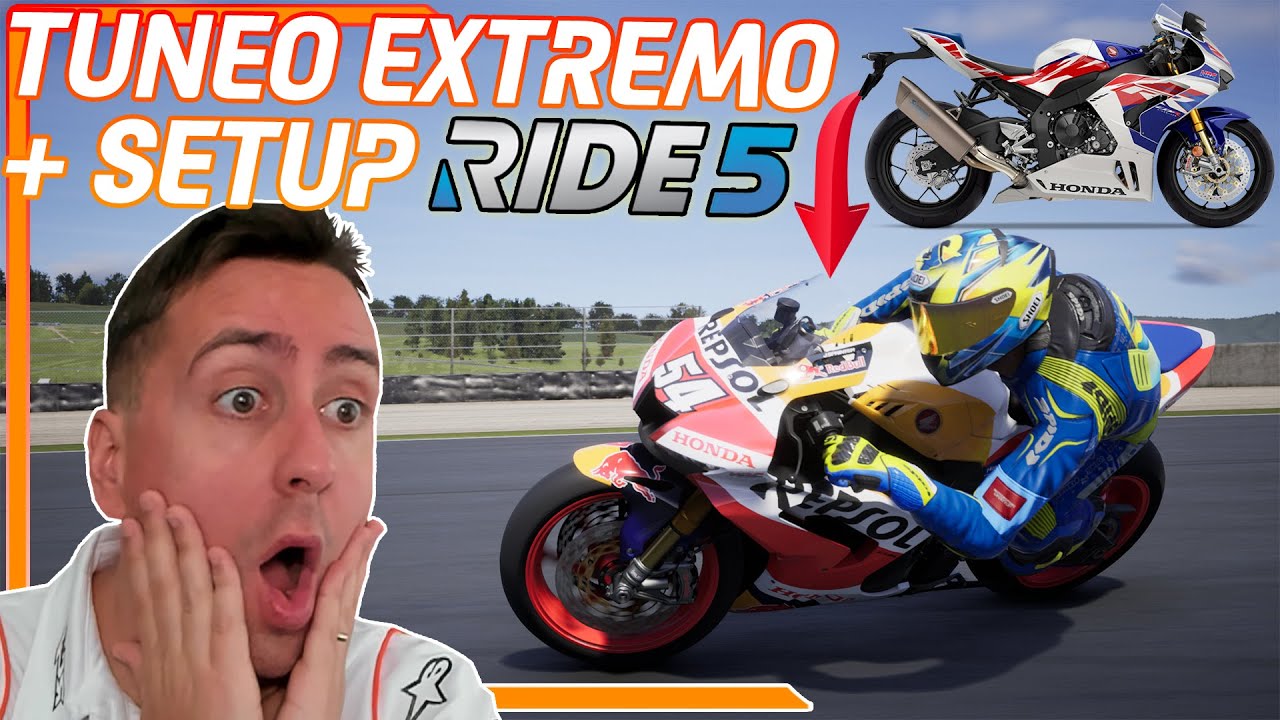 🚩 RIDE 5 TUNEO EXTREMO a la HONDA CBR 1000 RR R FIREBLADE SP + SETUP 🚩 ...