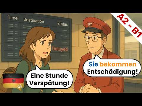German Dialogues for Beginners | Neighbors, Travel & Daily Problems