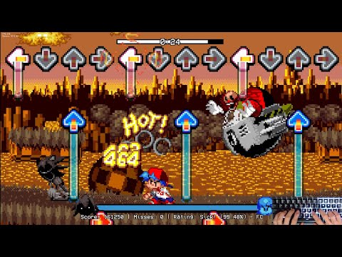 FNF Vs. Sonic.EXE Noveni Animation Fanmade - Burning (FC) (4k)