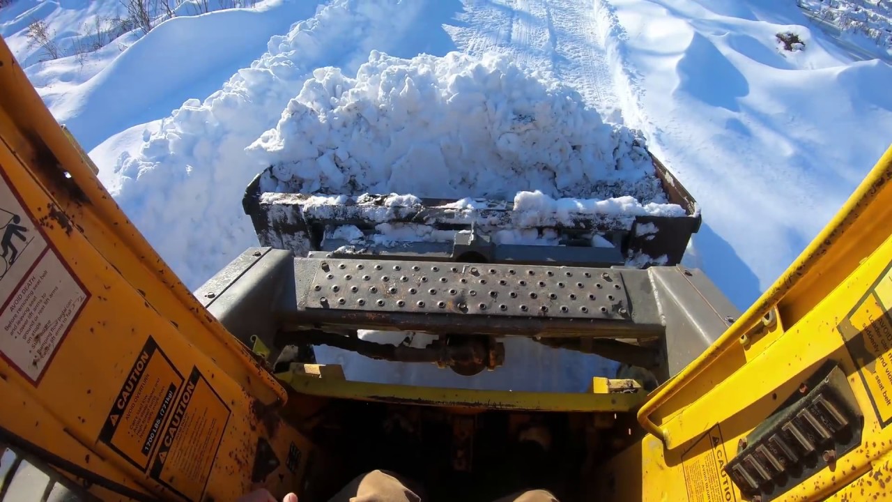 Peeling up ice from this last storm and 360 camera footage - YouTube
