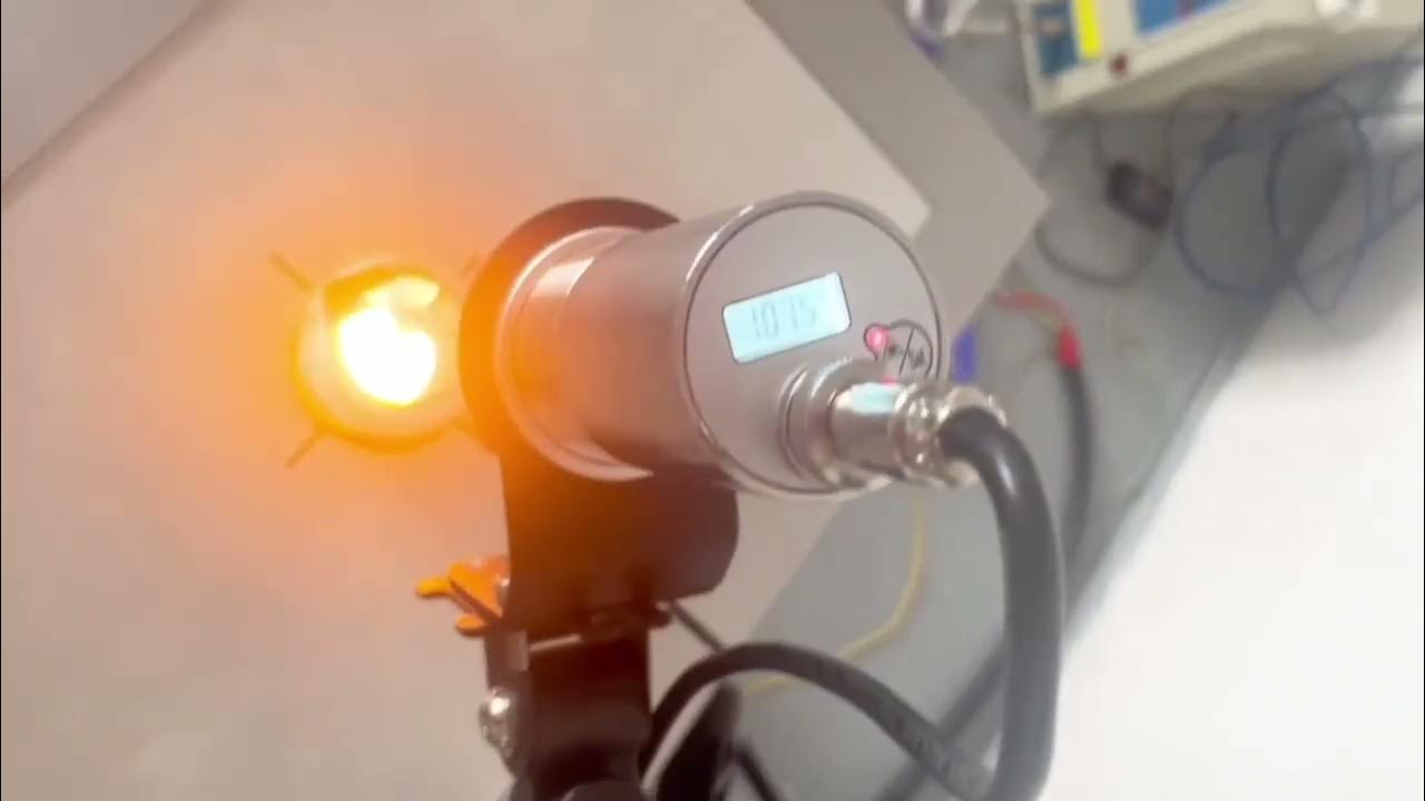 Gold Platinum induction melting furnace with inflared pyrometer - YouTube