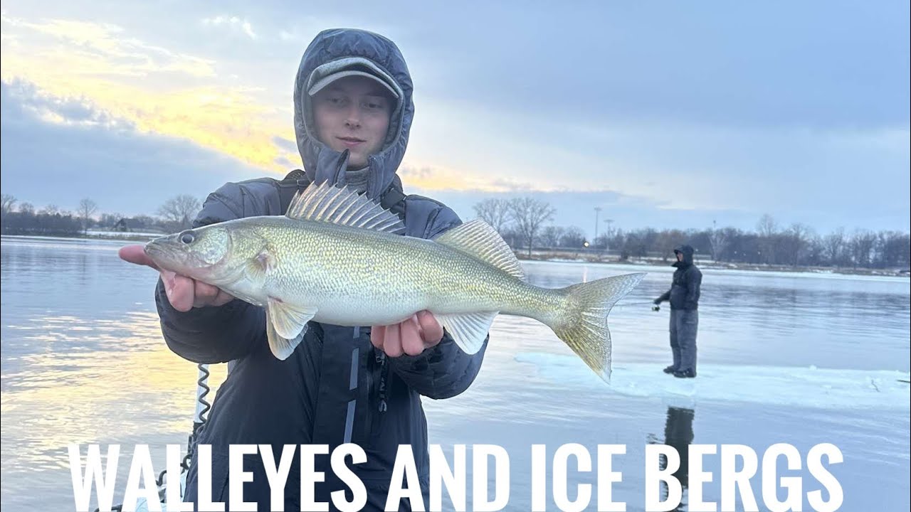 Pounding Fox River Walleye (15+ Walleye Caught In De Pere 3-3-25) - YouTube