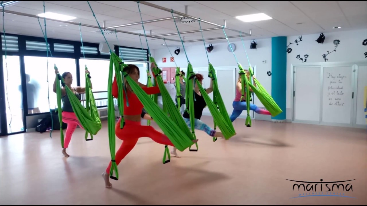 Fly Pilates en Marisma Wellness Center - YouTube