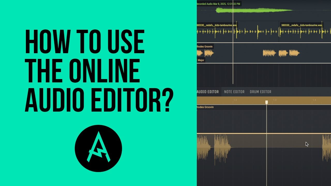How to use the online audio editor? - YouTube